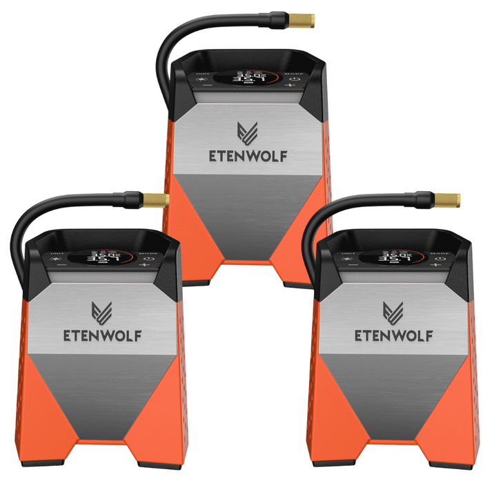 ETENWOLF Zephyr S3 Digital Tire Inflator - Bike Car Air Pump